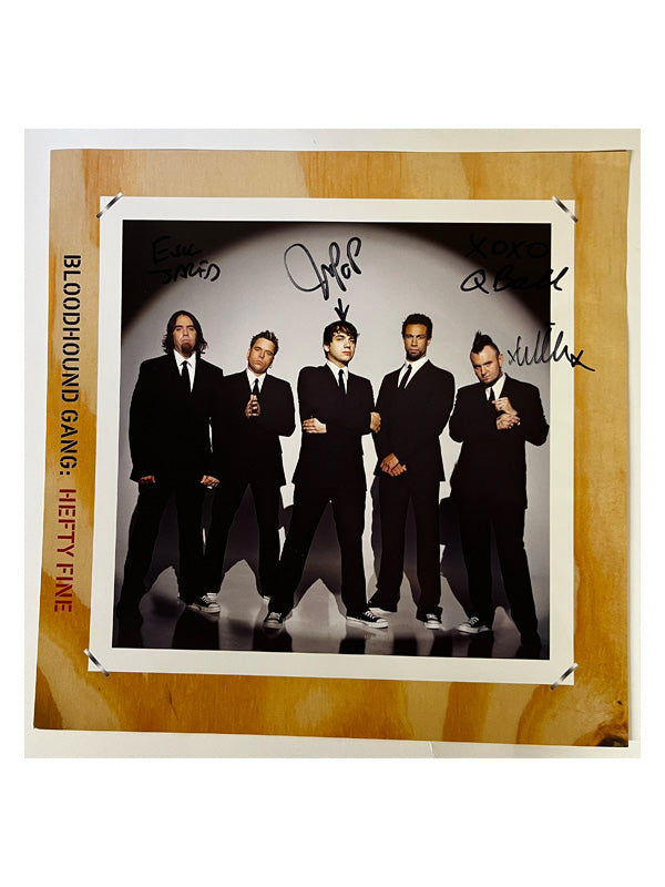 Hefty Fine Mini Poster (Signed) – Bloodhound Gang